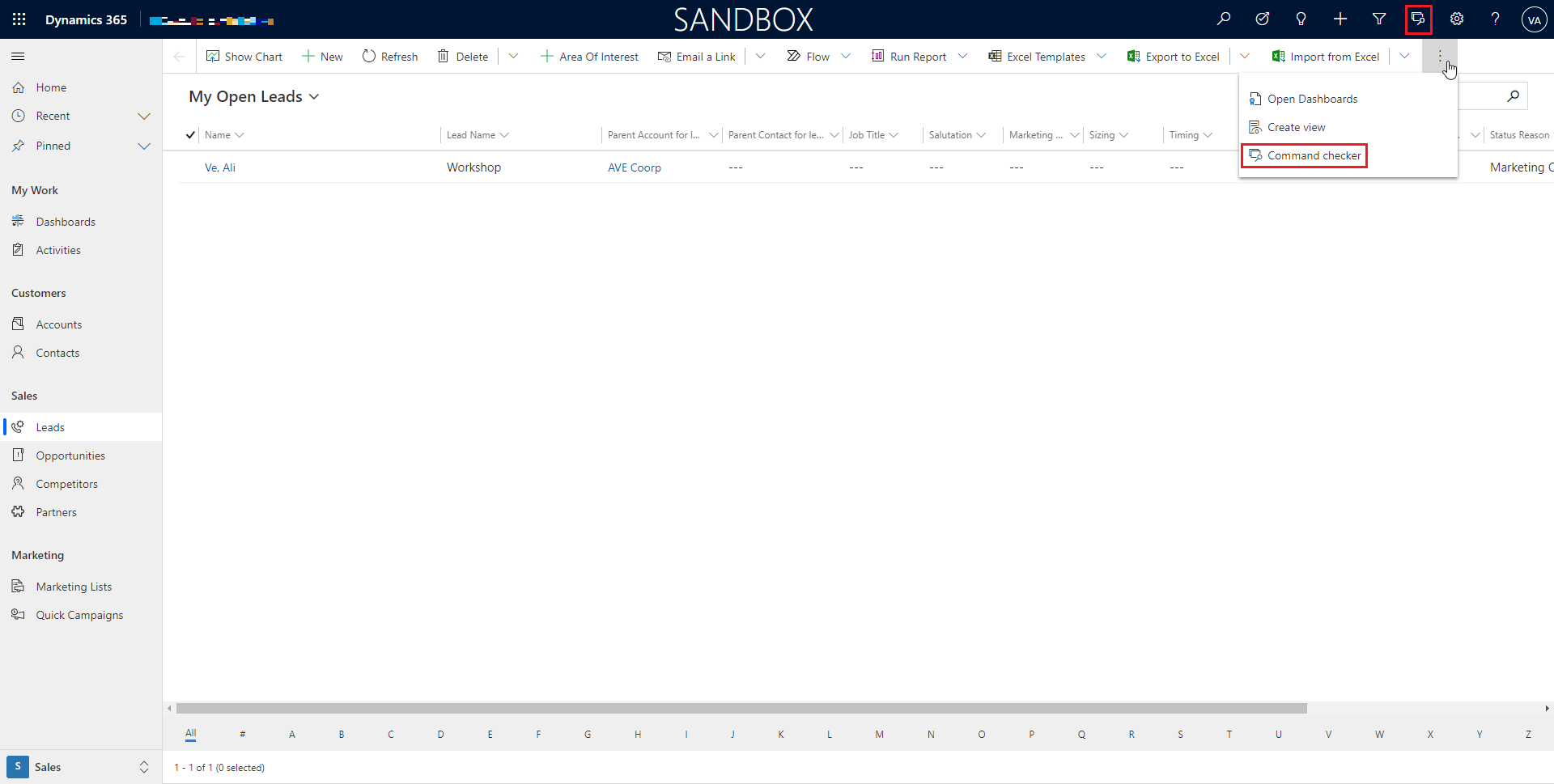 Command Checker in Dynamics 365 with ribbondebug=true | Dynamics Chronicles